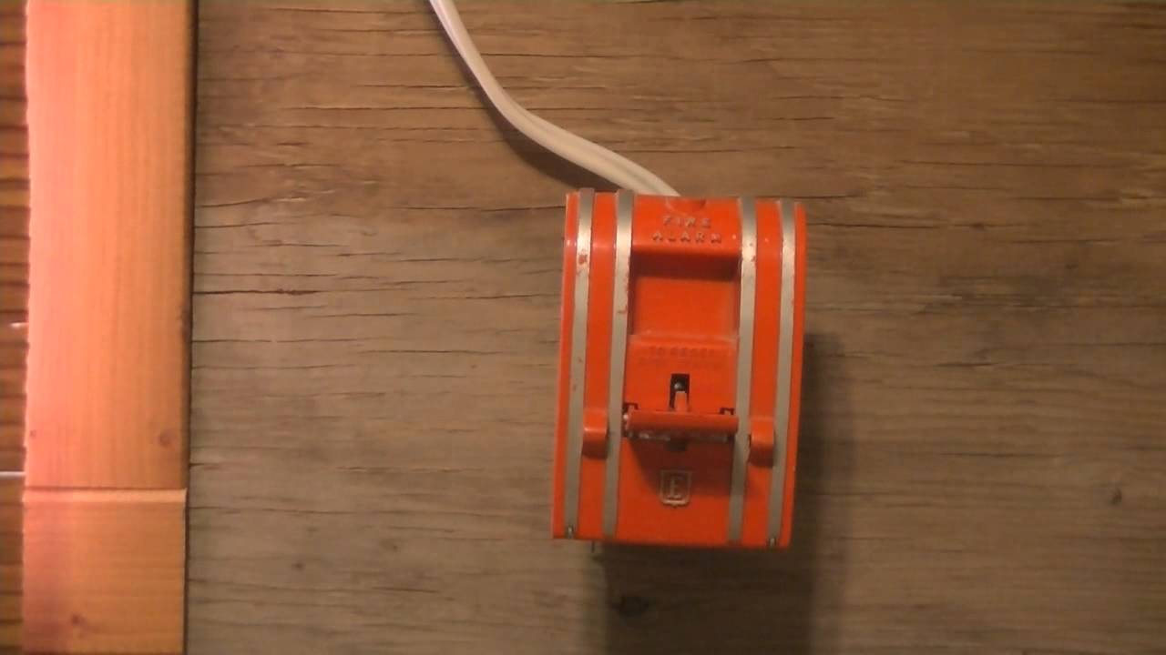 Edwards 270-SPO Fire Alarm Pull Station Test