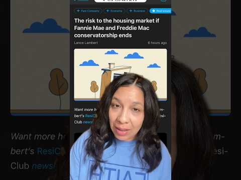 The risk to the housing market if Fannie Mae and Freddie Mac conservatorship ends #foreclosurecrisis