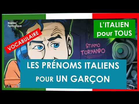Les PRÉNOMS ITALIENS pour un garçon ⚽