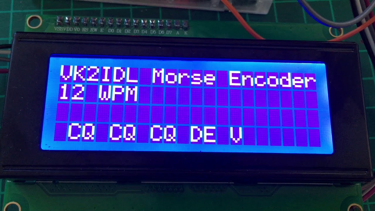VK2IDL Morse Code Encoder v1