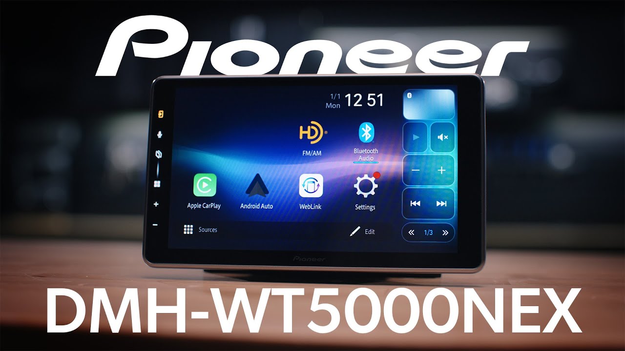 Pioneer DMH-WT5000NEX 9-inch touchscreen receiver | Crutchfield
