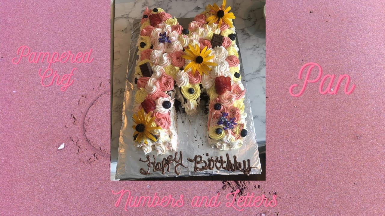 Pampered Chef Numbers and Letters Pan