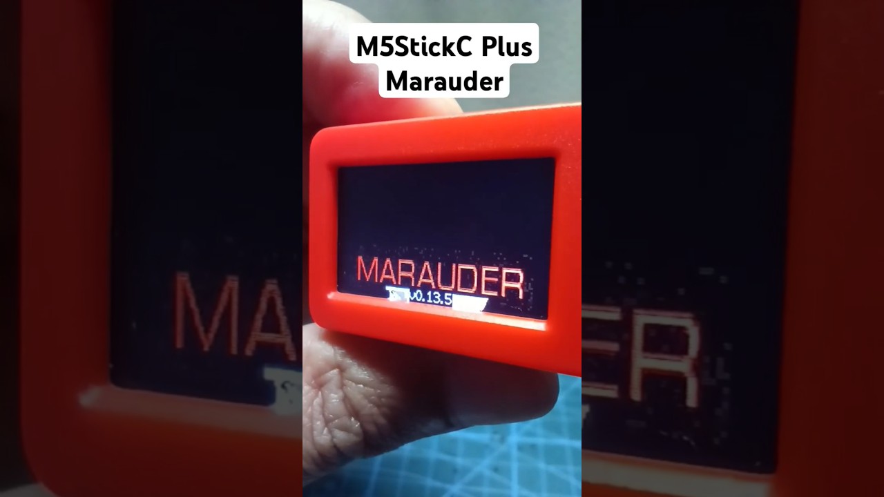M5StickC Plus Marauder #esp32 #m5stack #wifi #penetration_testing #security