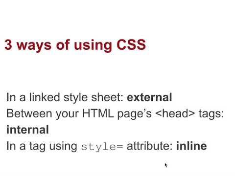 VIDEO: An introduction to HTML and CSS for data journalists | Online ...