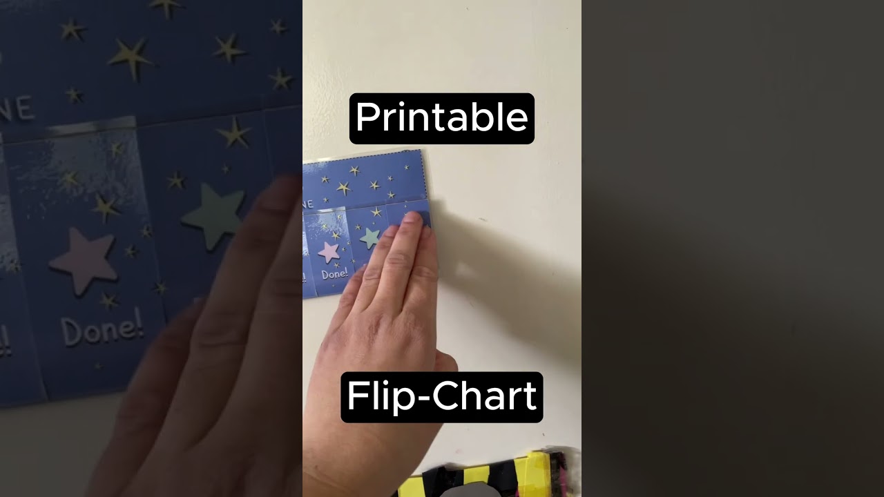 Keep Kids on Track at Bedtime with a Folding Routine Chart