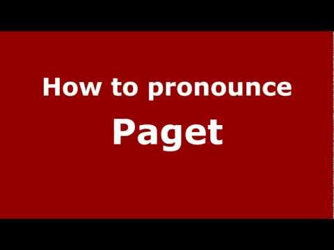 How to Pronounce Paget - PronounceNames.com