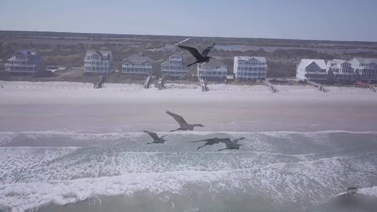 North Topsail Beach with a drone from Above & Beyond