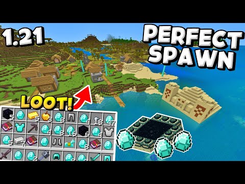 🔥[God Seed] For Minecraft 1.21 Bedrock And PE | Seed Minecraft 1.21 | Minecraft Seeds