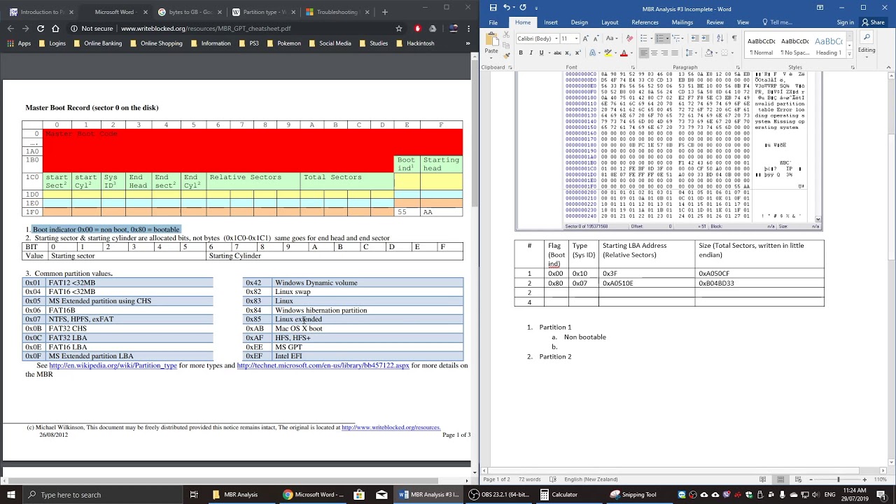 Digital Forensics - Master Boot Record Analysis MBR #3