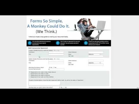 Debt Compromise Agreement Template Creation - SimpleForms.org
