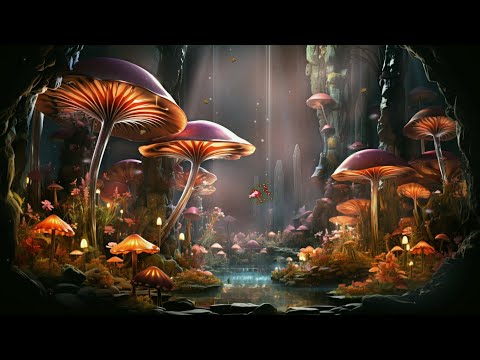 Mushrooms Fairy Tale Beautiful Wallpaper | Free & No Copyright