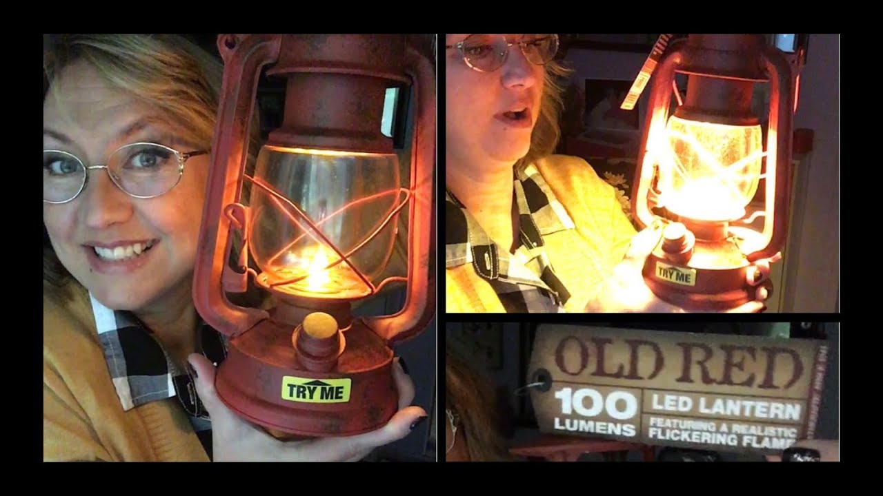 ~ Realistic Flame Led Lantern ~ True Value Hardware Find!