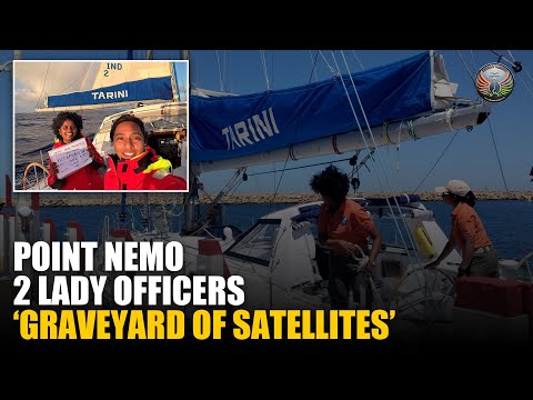 Two #IndianNavy Women Officers Cross ‘Graveyard of Satellites’ Point Nemo on Sails