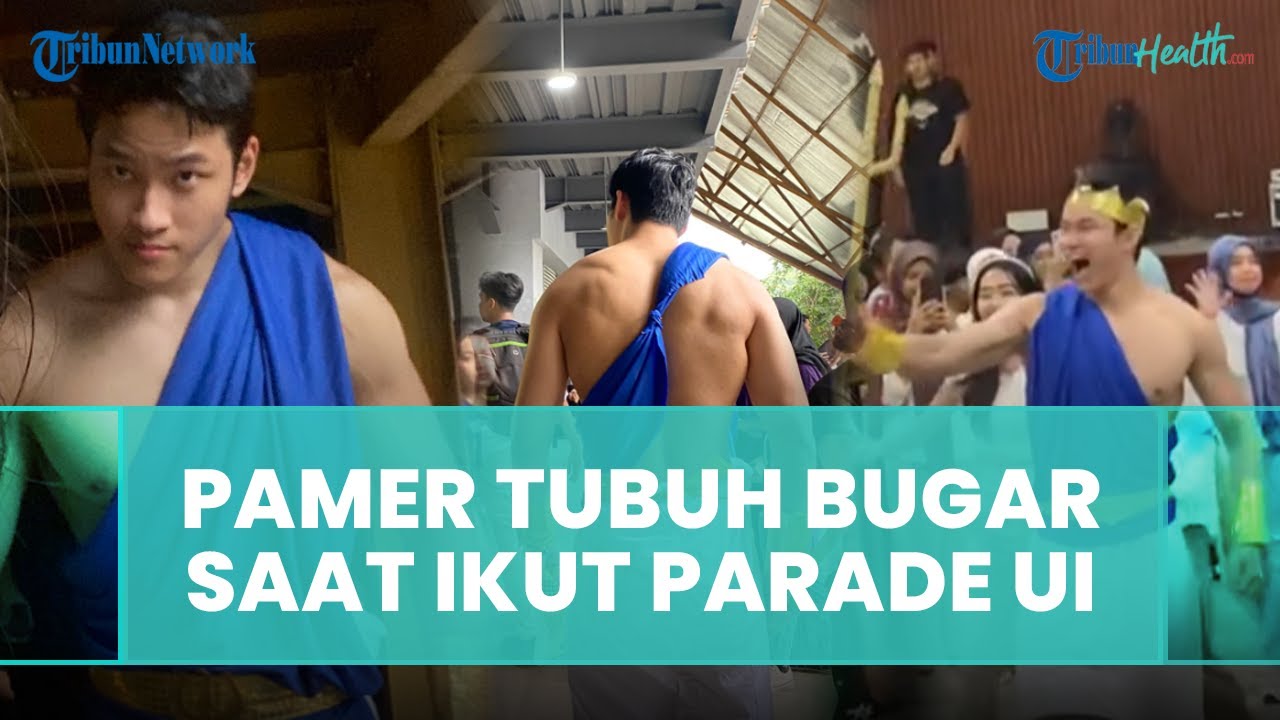 Cosplay Poseidon di Parade UI, Tubuh Bugar Azka Corbuzier jadi Sorotan ...