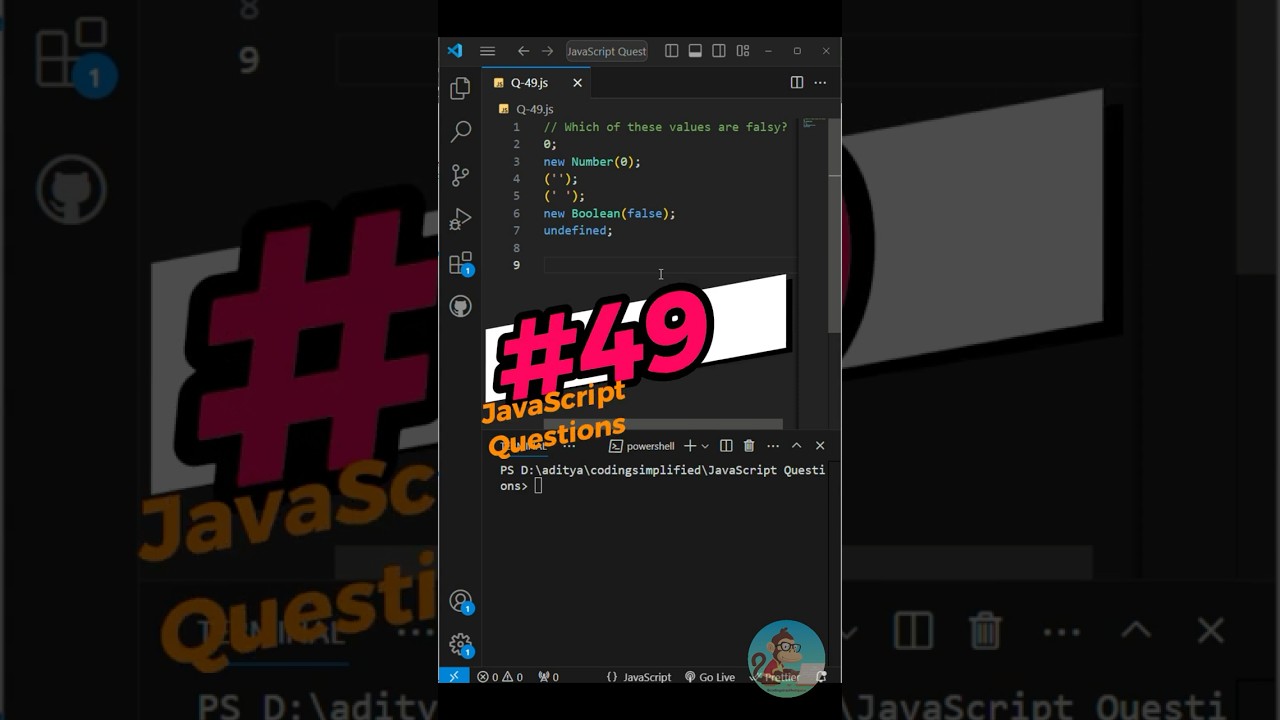 Q49 : JavaScript Questions Series #coding #webdevelopment #codingsimplifiedspace #javascripttutorial