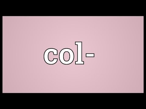 Col- Meaning