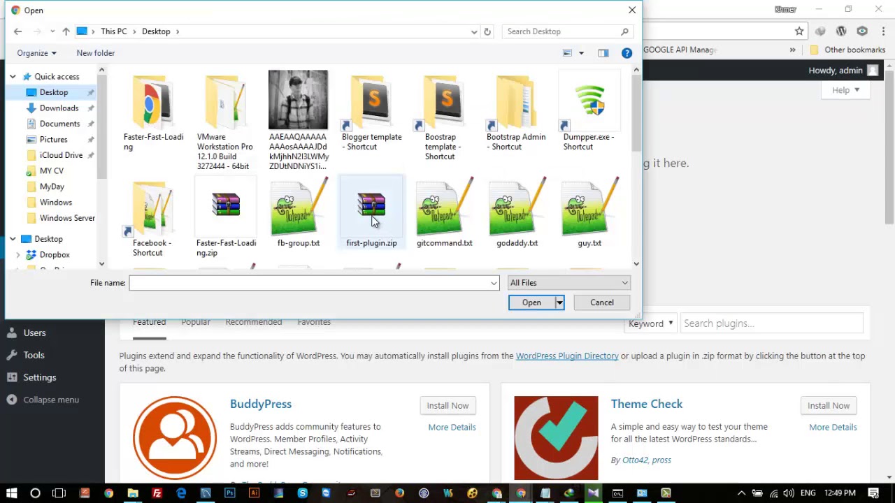 How to create wordpress oop plugin
