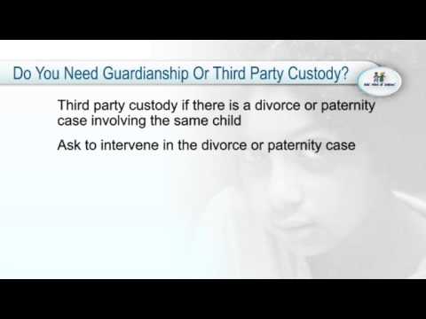 Obtaining Guardianship Or Third Party Custody