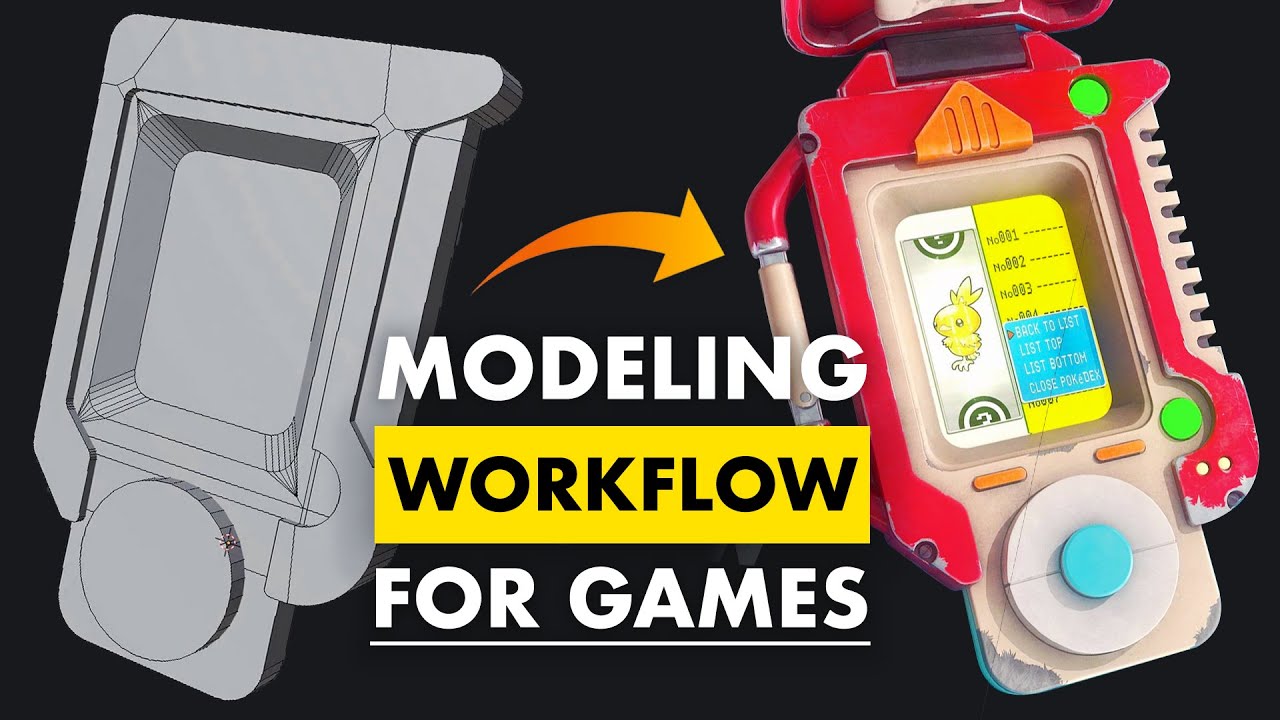 3D Modeling Workflow for Games - Explained