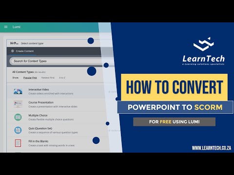 Converting PowerPoint to SCORM - For Free!