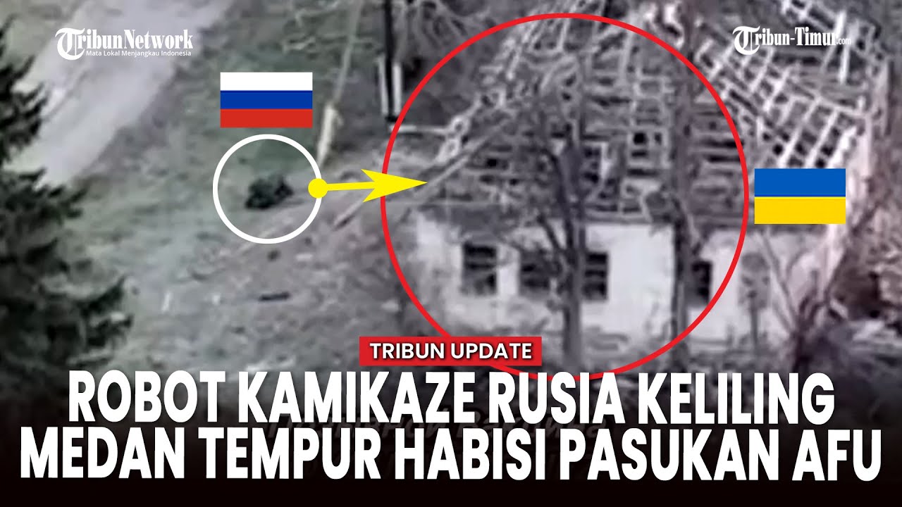 Pasukan Khusus ke-45 Rusia Gunakan Robot Kamikaze Hancurkan Posisi Tentara Ukraina