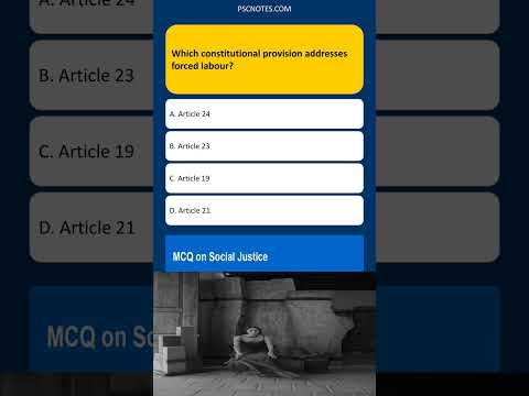 Which constitutional provision addresses forced labour?