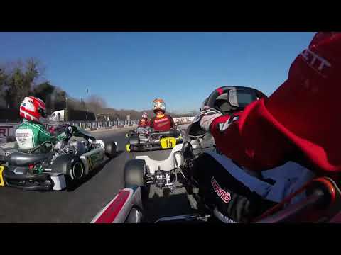 ON BOARD KZ2 SOUTH GARDA KARTING RACE 2 WSK