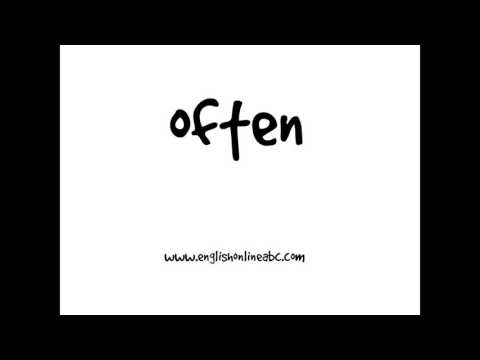 How to pronounce OFTEN