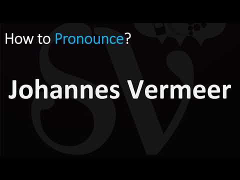 How to Pronounce Johannes Vermeer Dutch VS English, Pronunciation Guide
