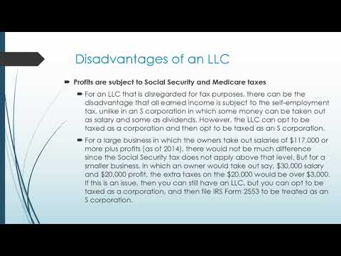 LLC COMPANY ITS ADVANTAGES and DISADVANTAGES