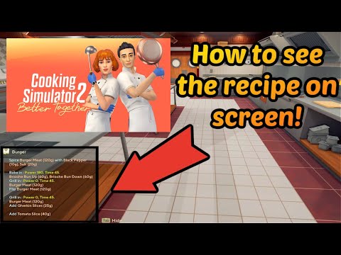 Steam Community :: Video :: Cooking simulator 2 - How to get the recipe ...