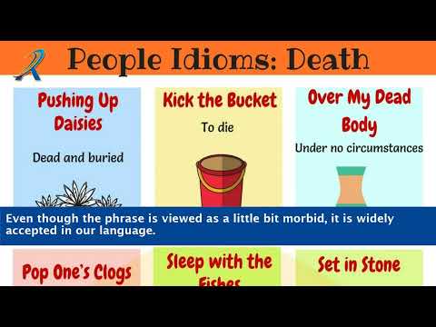 To Kick The Bucket Idiom Meaning