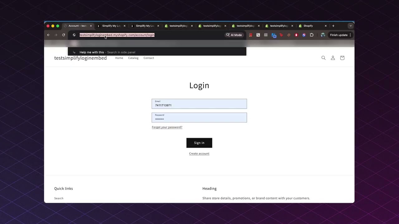How to setup Simplify My Login Shopify OTP Login app
