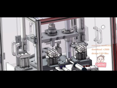 🔧 industrial 3D model assembly bearing press machine・ 3D File for ・Cults