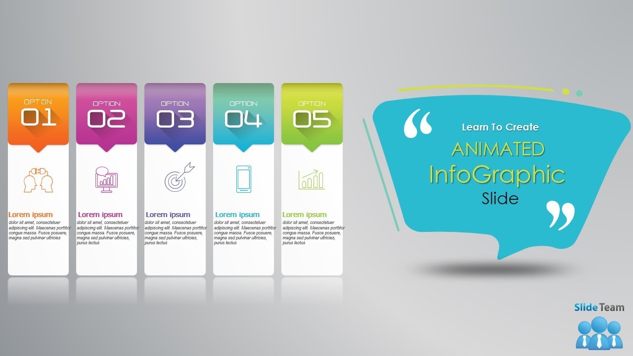 Steps to Create Animated Infographic Slide Design