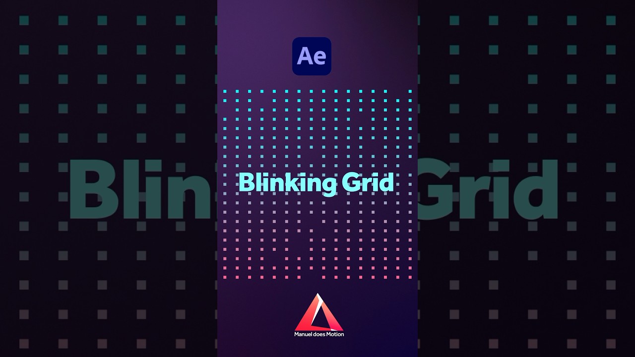 Blinking Grid in After Effects | Tutorial