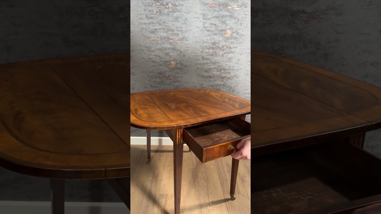 George III mahogany pembroke table