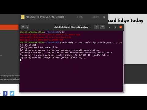 how to install Microsoft Edge on linux ?