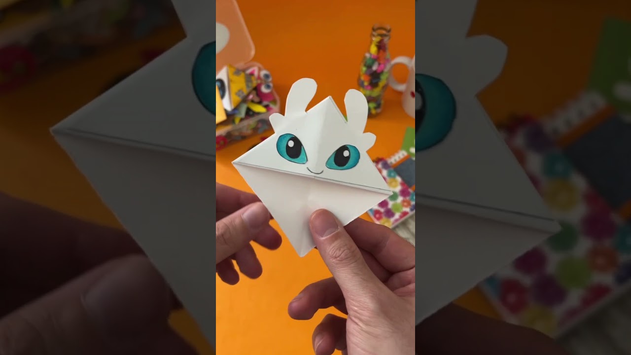 Chimuelo y Furia Luminosa de papel - Origami Fácil (Como entrenar a tu dragón)