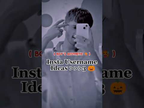 Insta username ideas πΌππ€#instagram #username #ideas #boys #shorts