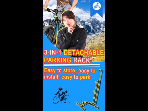 3-in-1 Bike Parking Stand Floor Type vertical Disassemble Bicycle Parking Rack
