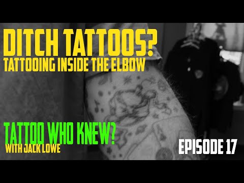 Ditch Tattoos - Tattooing Inside the Elbow Tattoo Who Knew EP17