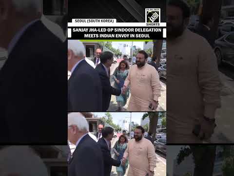 Sanjay Jha-led delegation arrives at Indian Embassy Seoul, holds talks with India’s envoy to Korea