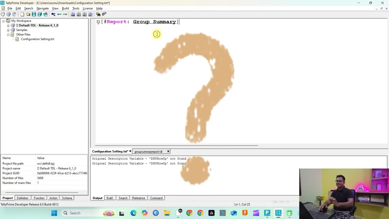 TALLY PRIME F12 SETTINGS TDL | 2025 BEST TALLY PRIME FREE TDL ⁨@LearnWell⁩