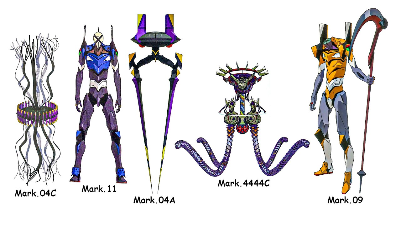 Every Mark Unit from Evangelion Explained