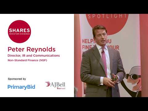 Peter Reynolds, Director, IR and Communications at Non-Standard Finance (NSF)