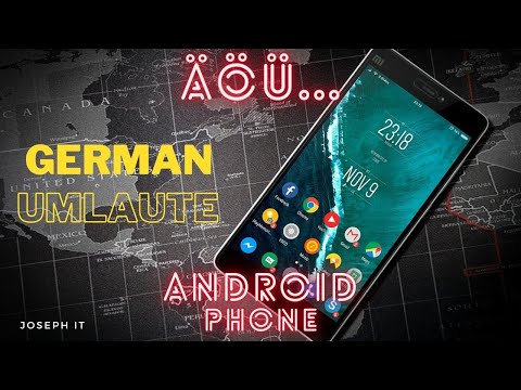 How to write Umlaut in Android Phone Online and Offline - German Umlaut Characters