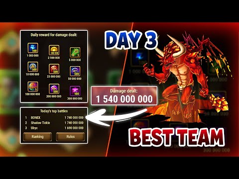Ultimate Team Guide: Defeating The Archdemon Day 3 with 1,500,000,000 Damage!