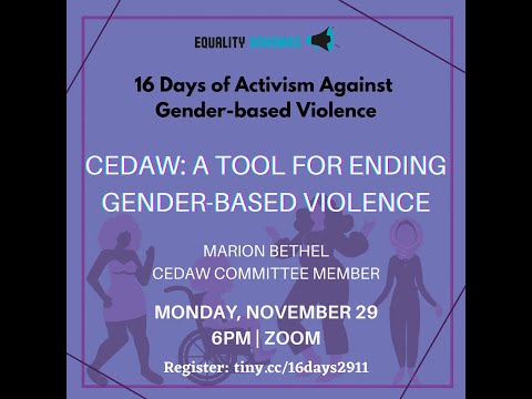 CEDAW: A Tool for Ending Gender-based Violence