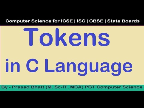 tokens in c language | class 9 computer | class 10 computer | class 11 computer | class 12 computer